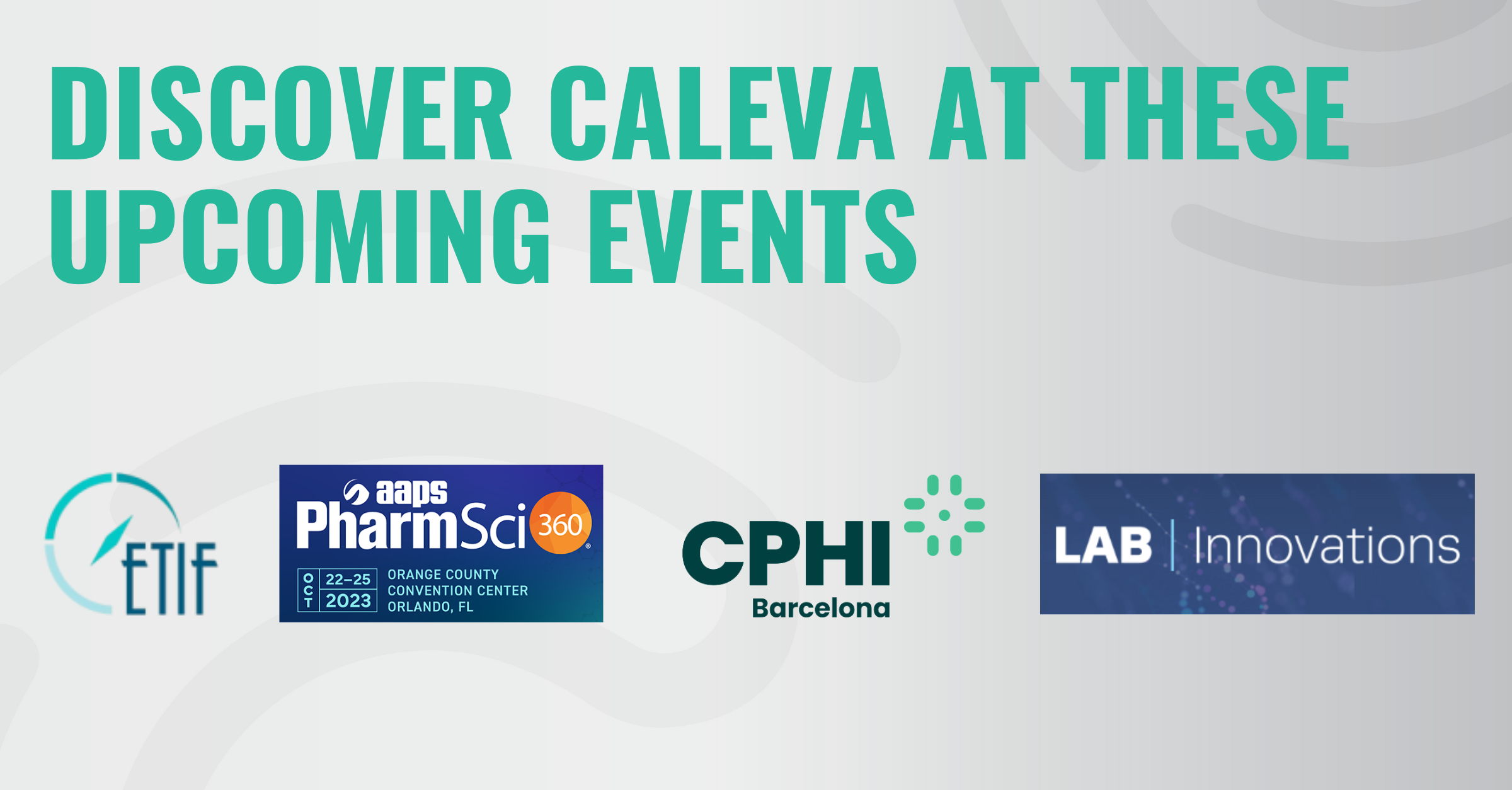 Discover Caleva at These Upcoming Events